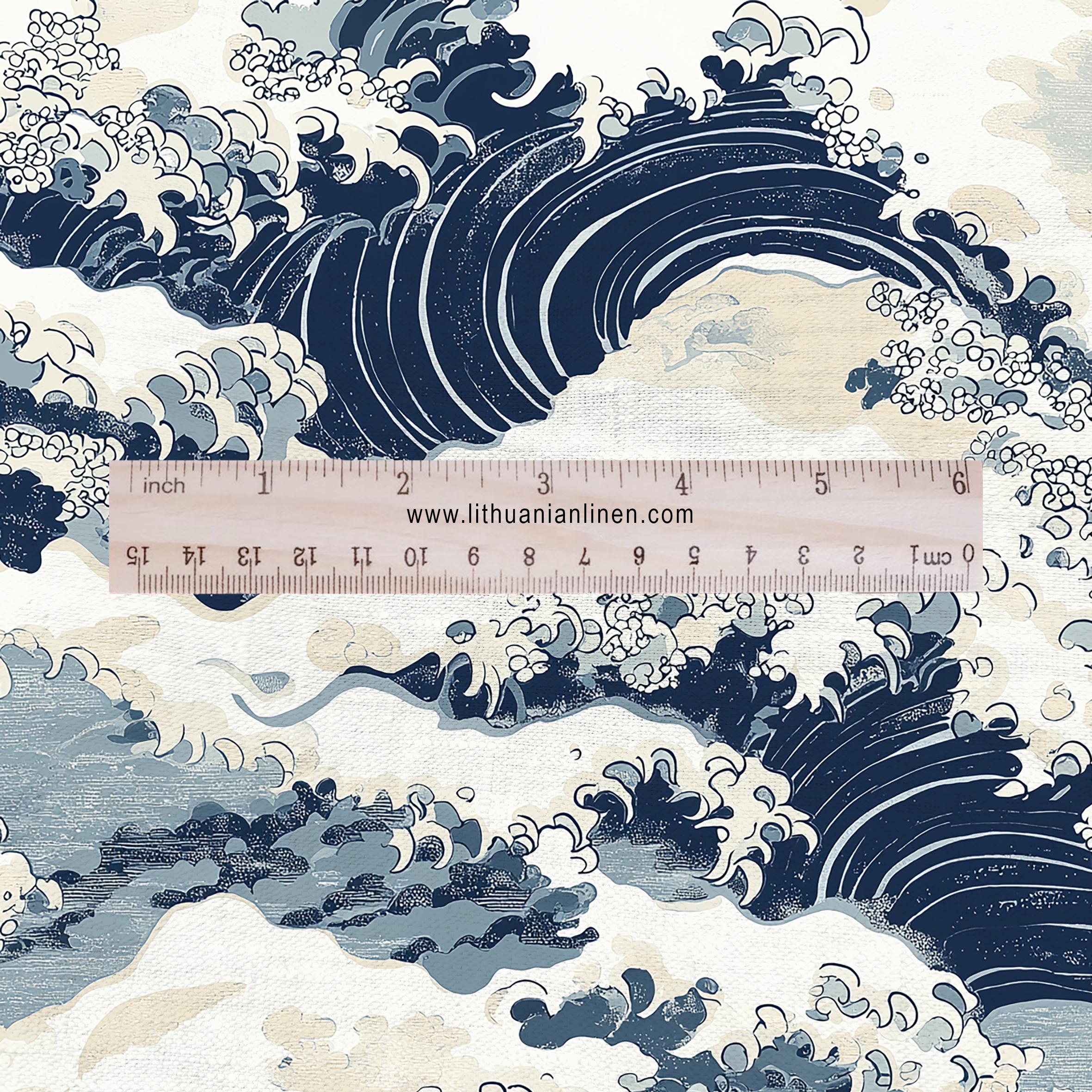 The Great Wave and Linen: How Nature’s Majesty Inspired Our Print Patt ...